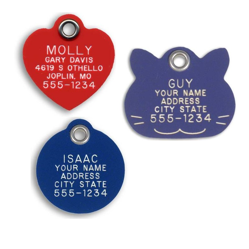 Plastic Cat ID Tags - LuckyPet