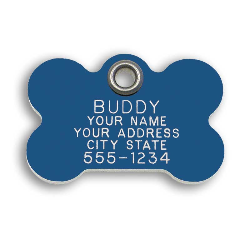 Plastic Bone Dog Tag – LuckyPet