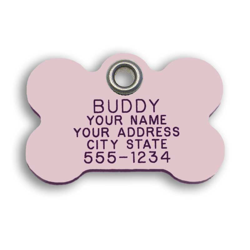 Plastic Bone Dog Tag – LuckyPet