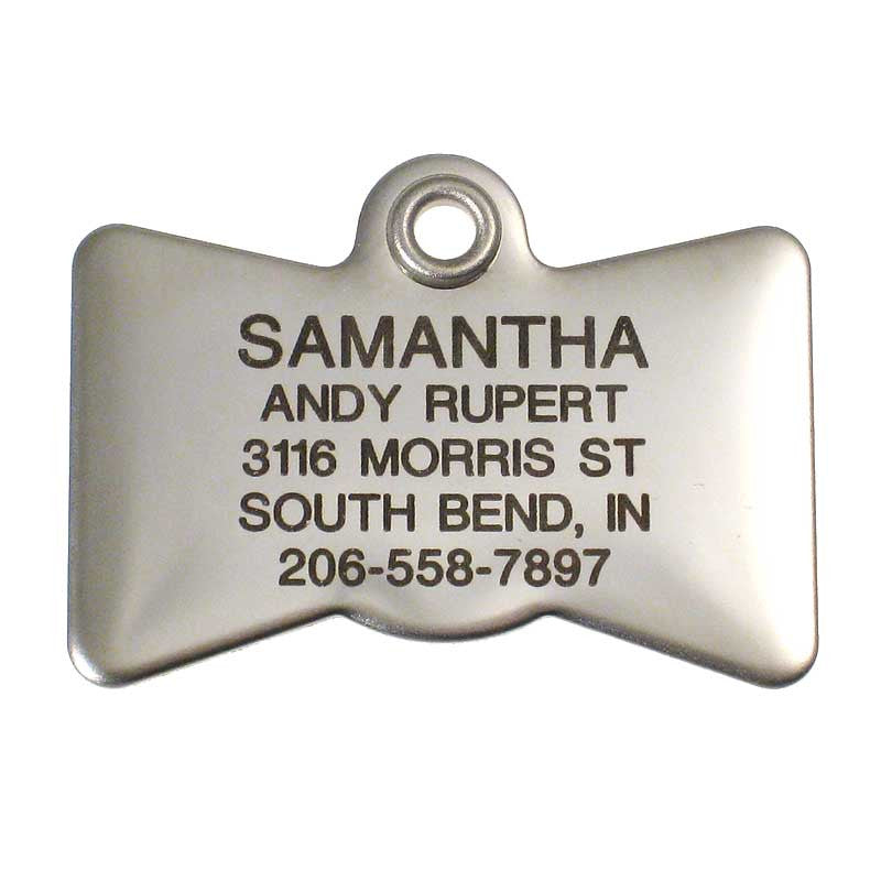 Metal Bow Tie Pet Tags – LuckyPet