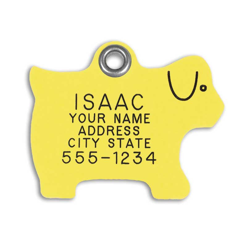 Dog Shaped Pet Tag – LuckyPet