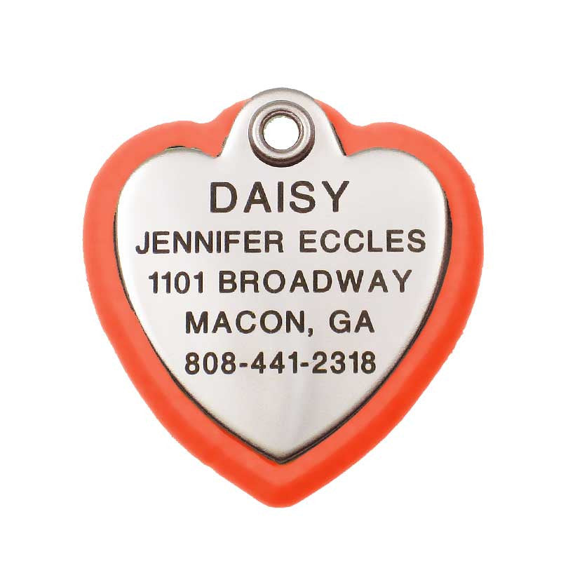 Heart Shaped Dog Tag – LuckyPet