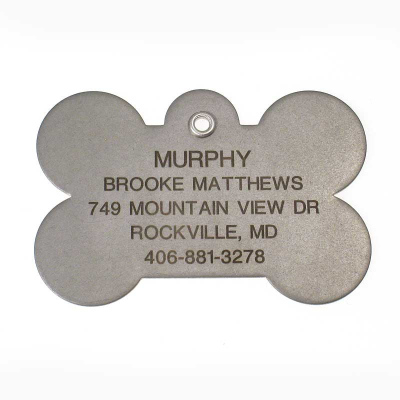 Jumbo Dog Bone Tag – LuckyPet